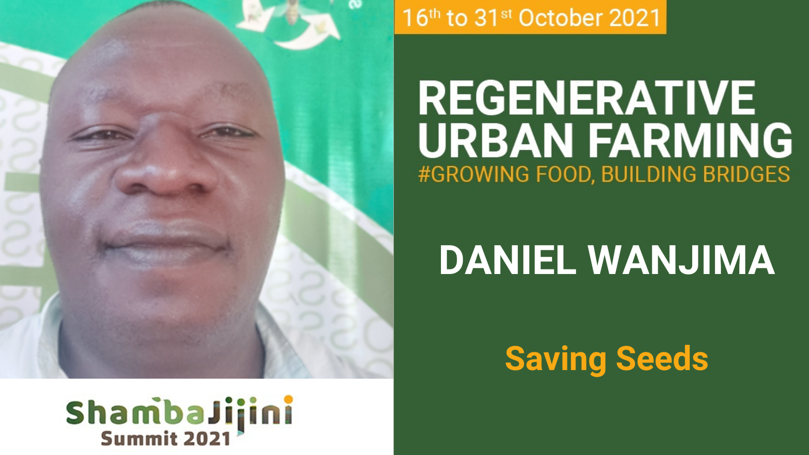 Daniel Wanjama - ShambaJijini Summit