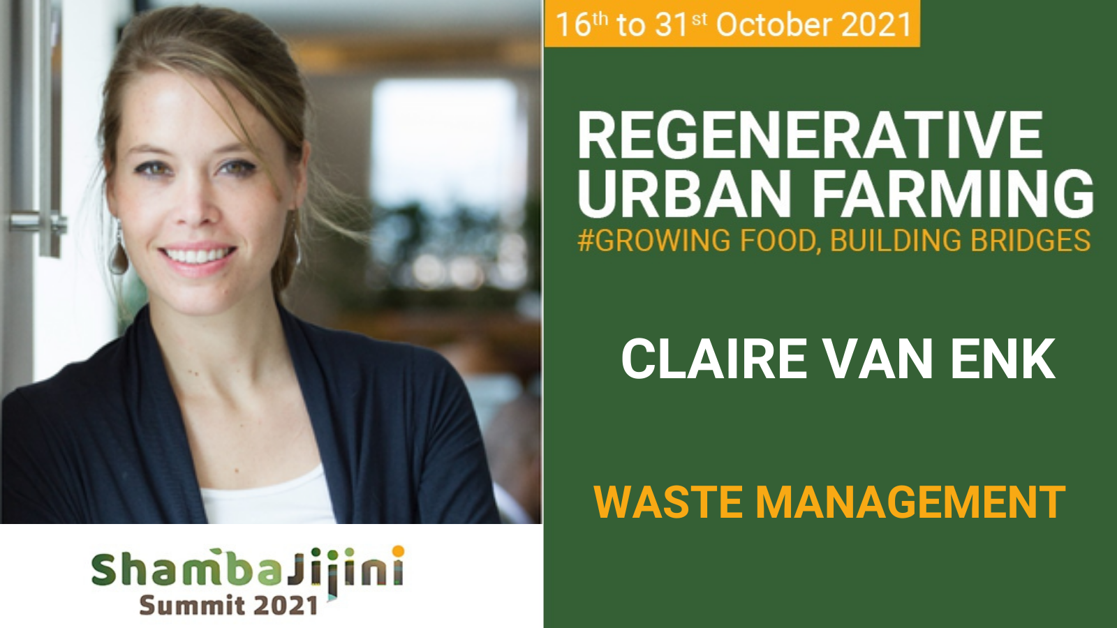 Claire van Enk - ShambaJijini Summit