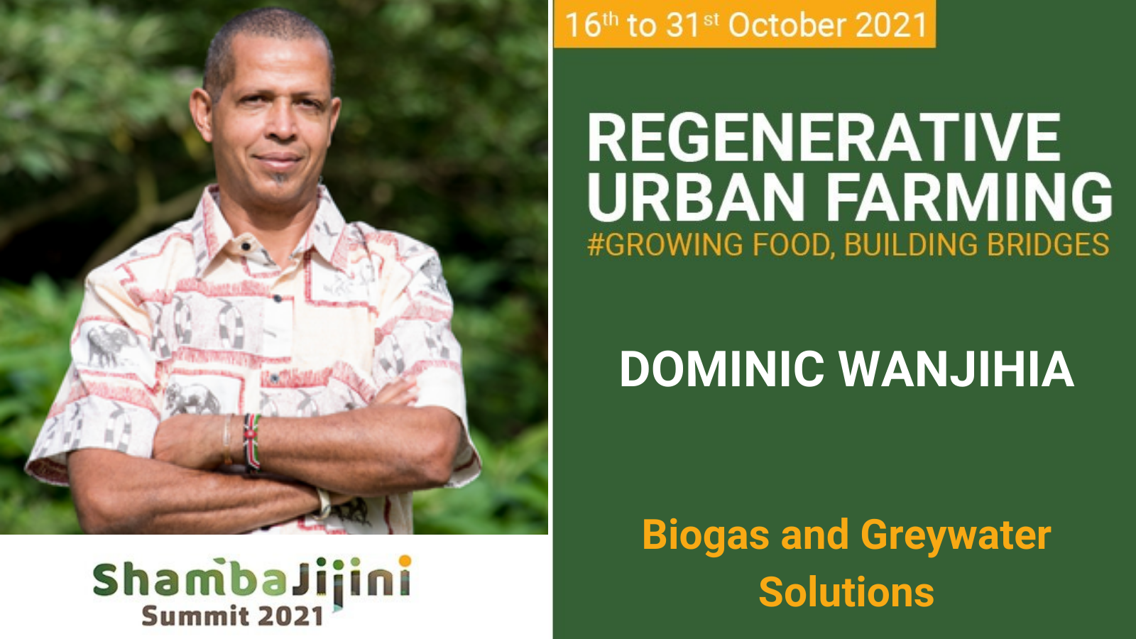 Dominic Wanjihia - ShambaJijini Summit