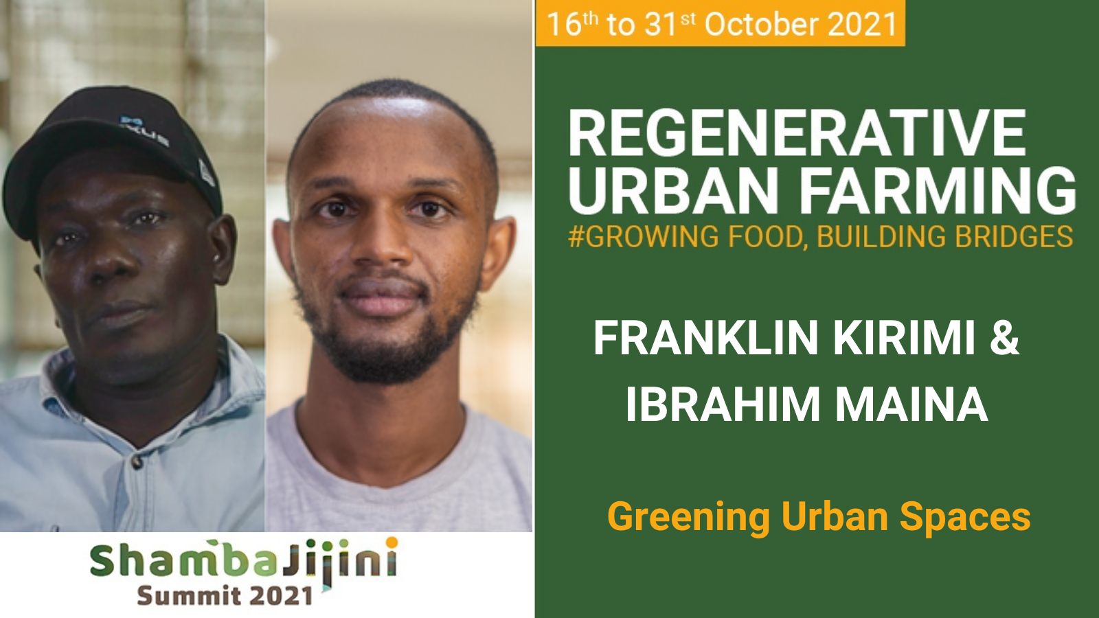 Franklin Kirimi & Ibrahim Maina - ShambaJijini Summit